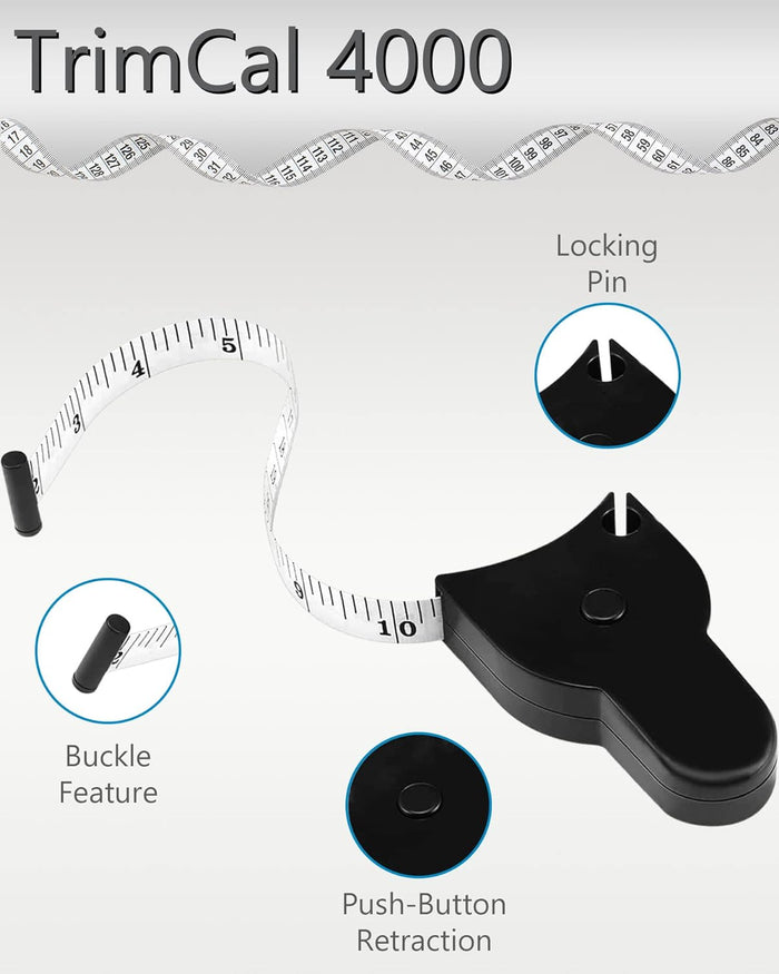 Trimcal Body Measurement Kit – Includes Trimcal 4000 Body Fat Caliper