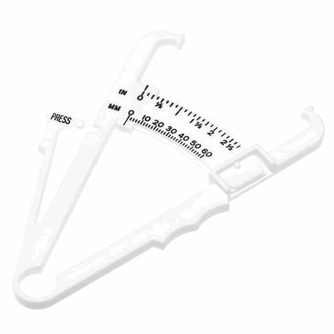 Personal Body Fat Caliper - White | Heart Rate Monitors USA